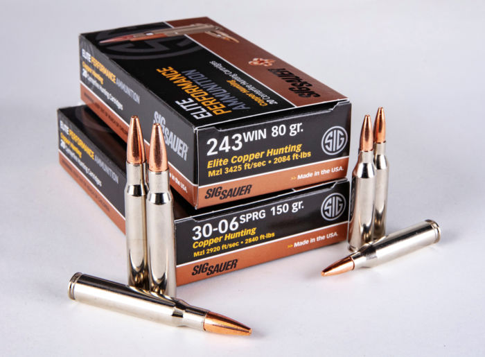 SIG SAUER Adds 243 Win and 30-06 Springfield Loads to Its Elite Hunting ...