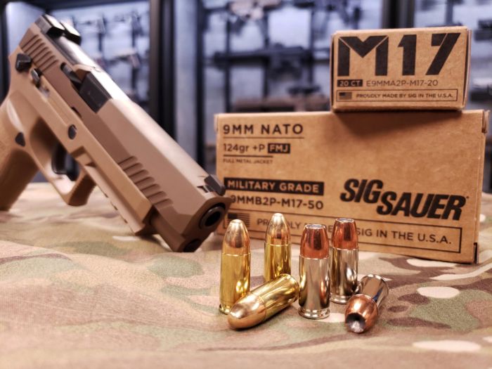 NEW! SIG SAUER Introduces M17 9mm +P Ammunition