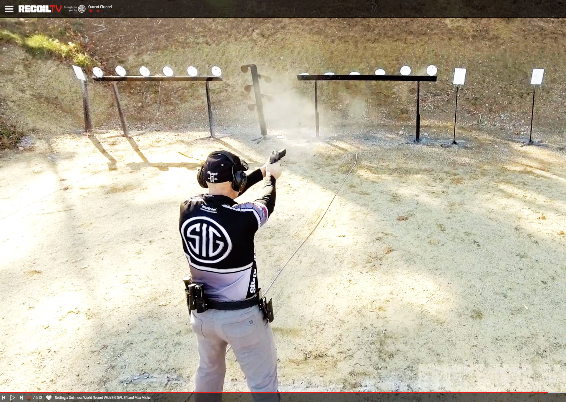 Professional Shooter Max Michel - New Guinness World Record