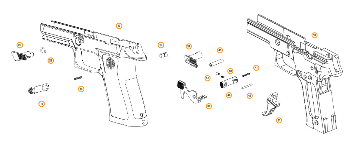 Small Parts Shopper for Various SIG SAUER Firearms Exclusively at SIG ... Small Parts Shopper for Various SIG SAUER Firearms Exclusively at SIG ...