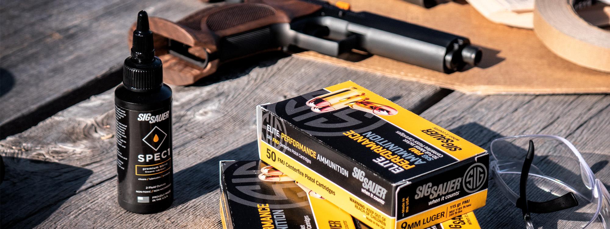 NEW! SIG SAUER Introduces SPEC1 Premium Firearm Care System