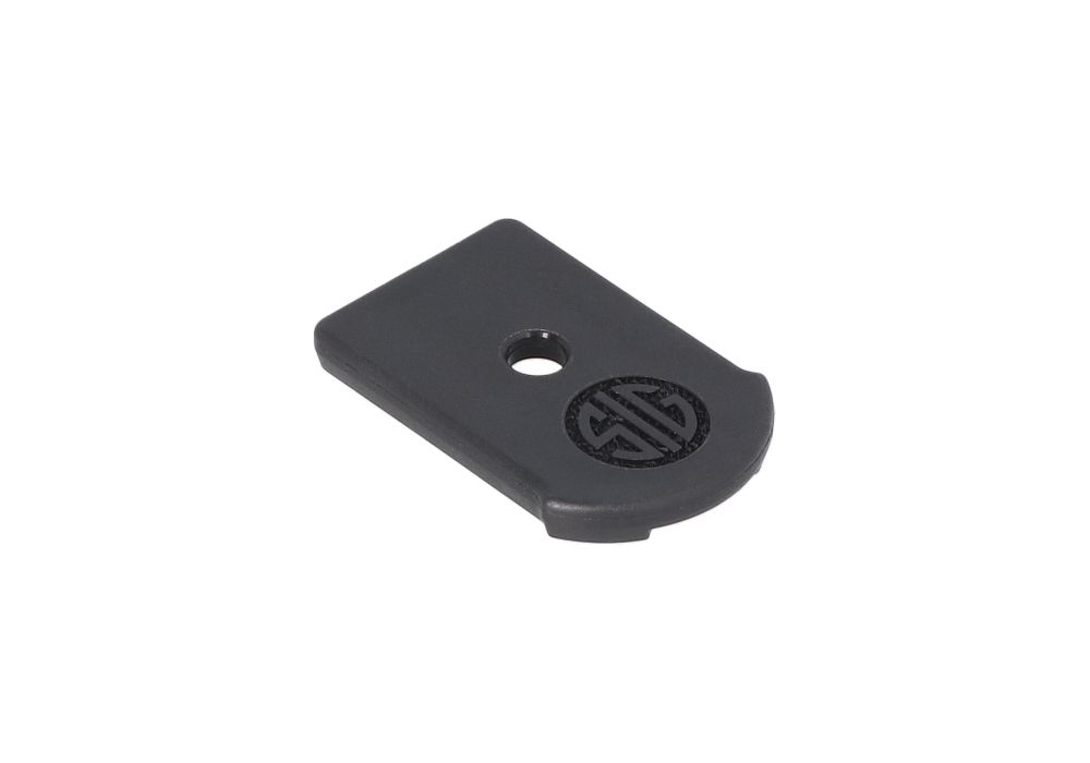 P365X 12RD 9MM FLUSH FIT MAGAZINE BASEPLATE, BLACK