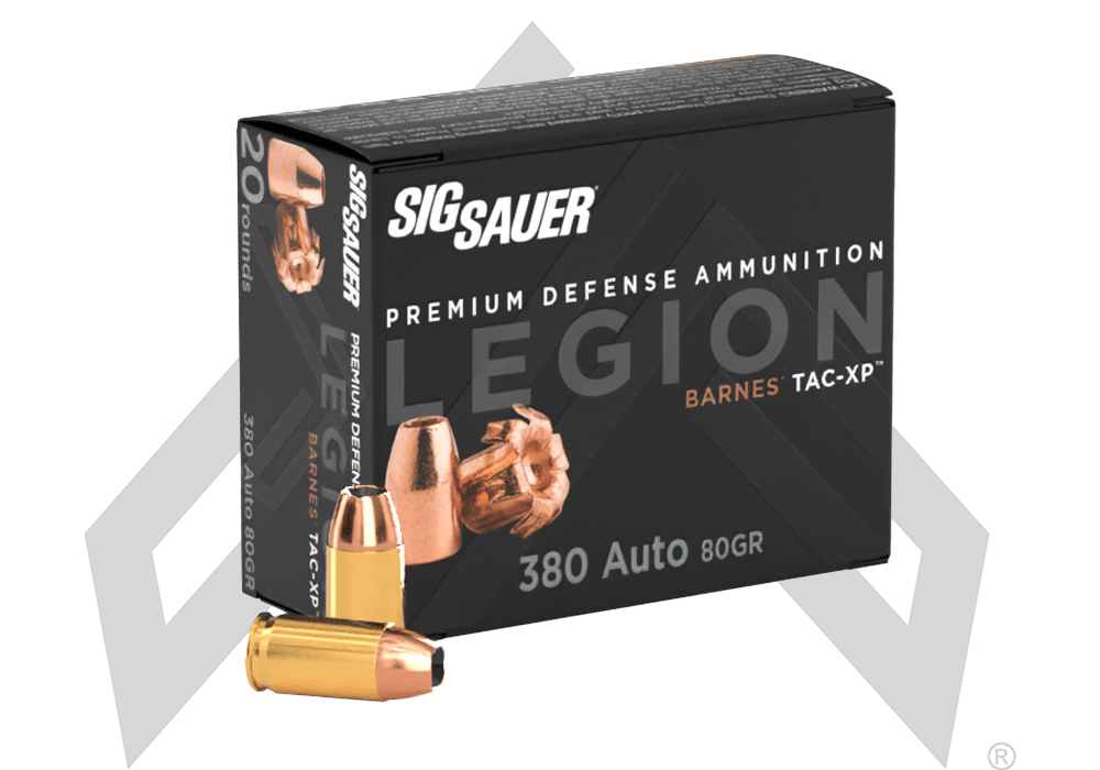 380 AUTO, 80GR, LEGION TAC-XP, HP