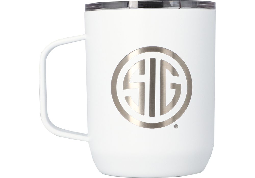 SIG 12OZ CAMP MUG - INSULATED STAINLESS CAMELBAK -WHITE