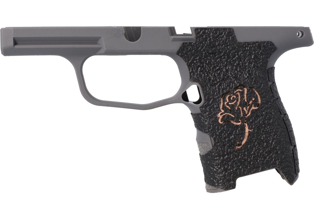 P365-ROSE RUBBER GRIP ENHANCEMENT KIT-BLACK/GOLD