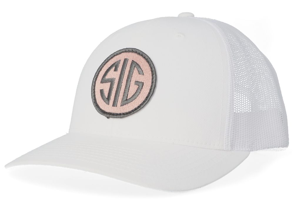 ROSE SNAPBACK TRUCKER HAT WHITE