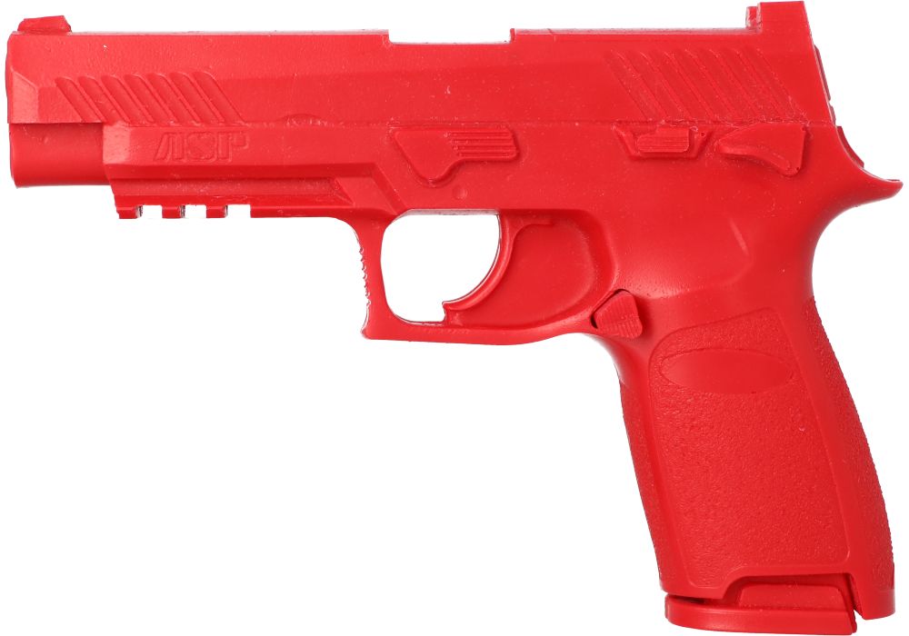 M17 RED TRAINING GUN WITH 2 MAGS - ASP RED GUNS