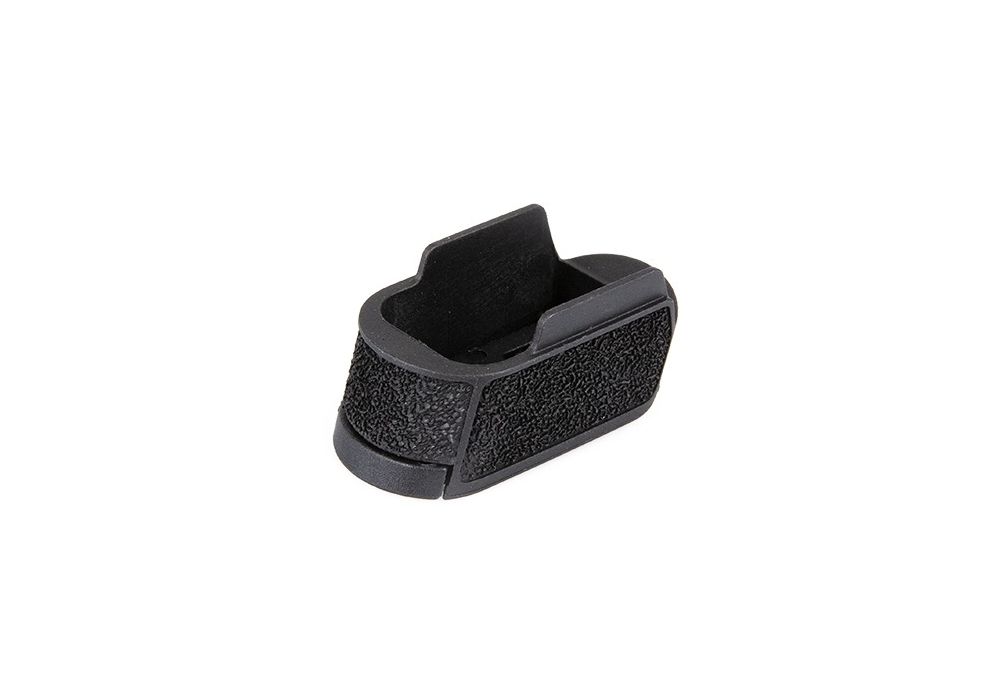 P365 12RD 9MM EXTENDED MAGAZINE BASEPLATE, BLACK