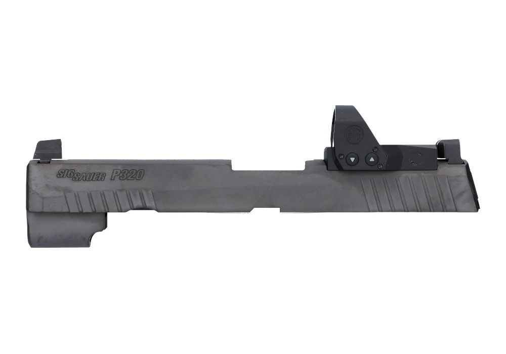 P320 RXP 9MM 4.7" SLIDE ASSEMBLY, ROMEO1PRO, BLACK