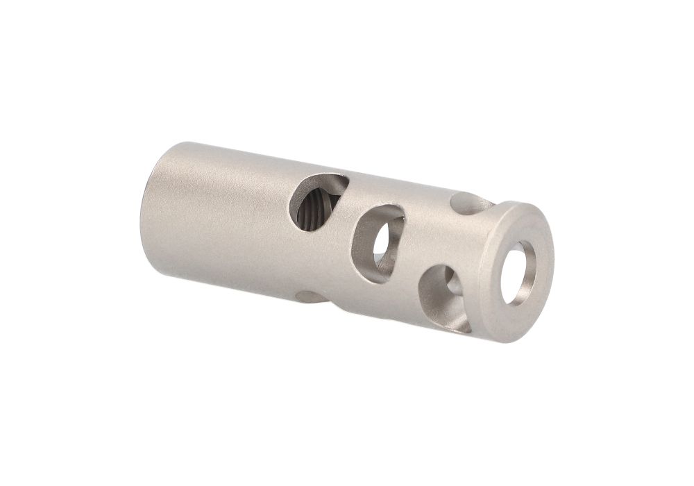 CROSS RIFLE MUZZLE BRAKE - STAINLESS