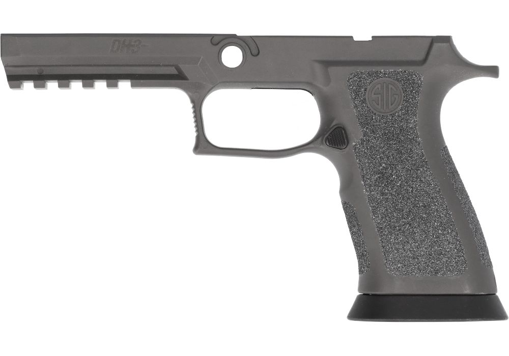 P320 TXG DH3 FULL 9MM/40/.357 GRIP MODULE - GRAY, MEDIUM GRIP