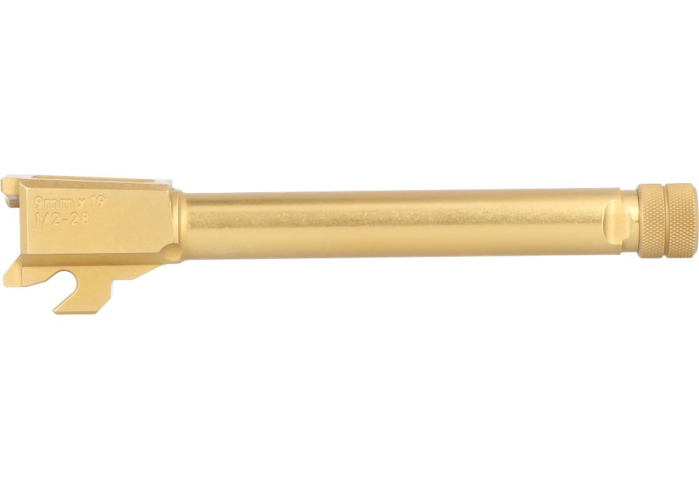 P320 FULL SIZE 9MM THREADED GOLD BARREL, 5.5" NO LCI