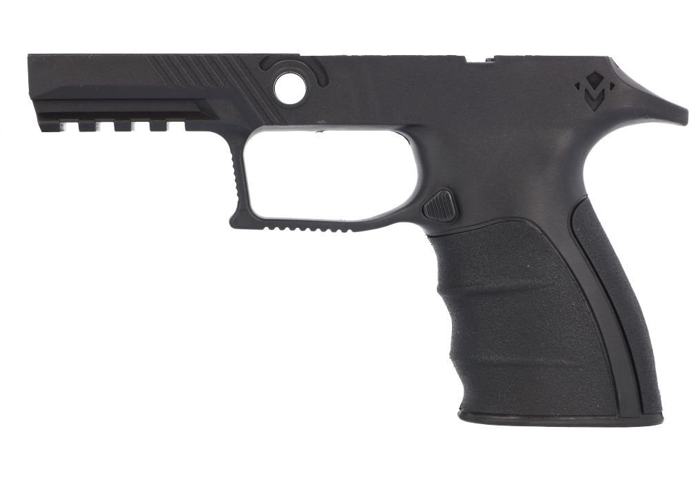 P320 XCARRY 9MM/40/.357 GRIP MODULE - BLACK, MEDIUM GRIP - MIRZON