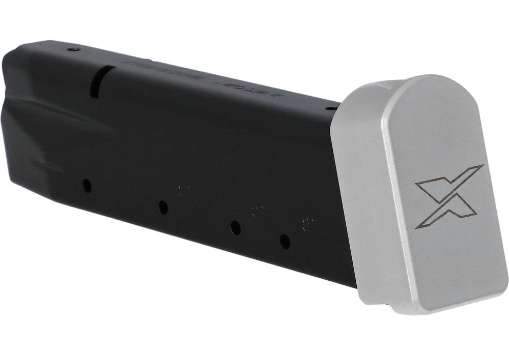 P226 9MM 20RD PREMIUM EXTENDED MAGAZINE-SILVER BASEPAD