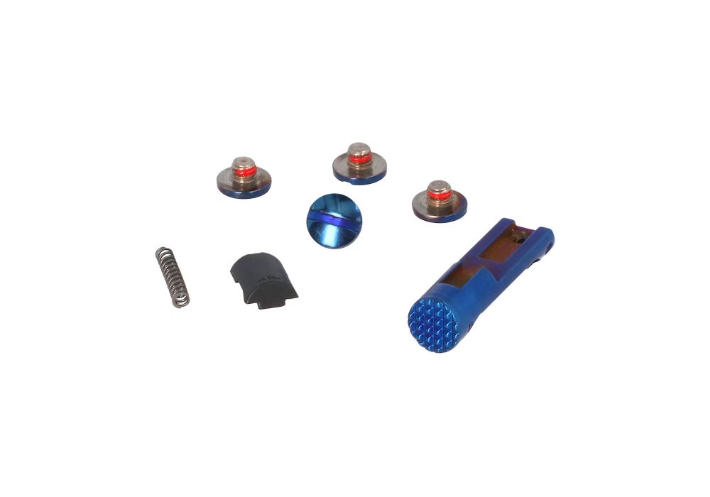 P320-AXG MAG CATCH PARTS KIT, HIGH POLISH BLUE