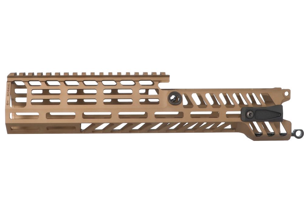 MCX-SPEAR 12-INCH ALUMINUM HANDGUARD, COYOTE BROWN