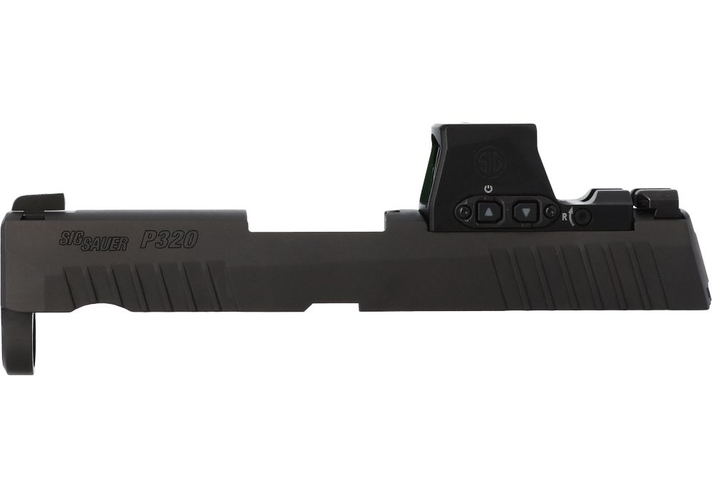 P320 X-COMPACT 9MM 3.6" SLIDE ASSEMBLY, ROMEO-X PRO, BLACK