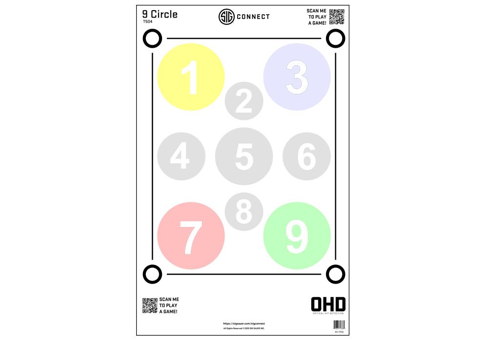 NINE CIRCLE OHD PAPER TARGET