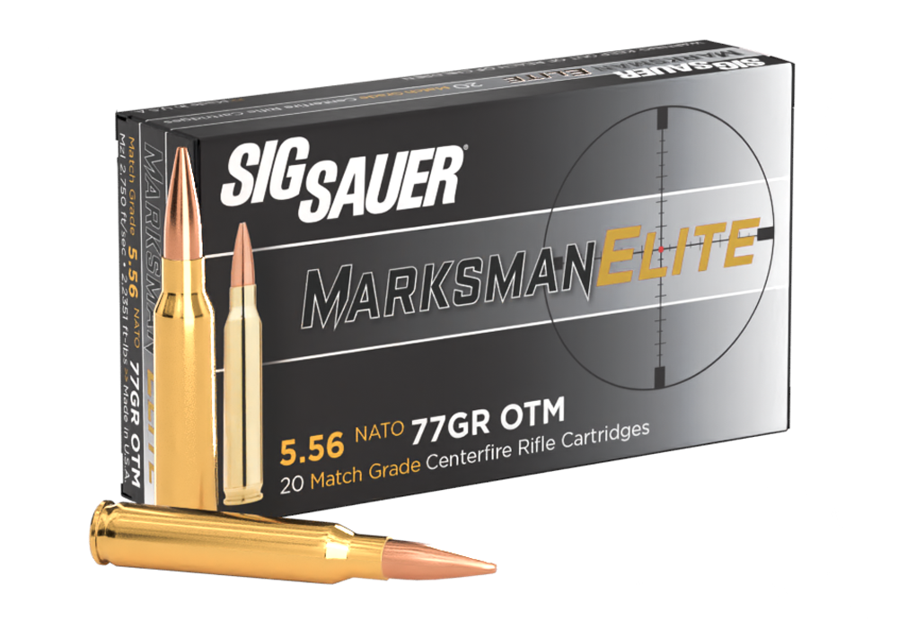 5.56X45MM, 77GR, MARKSMAN ELITE, OTM