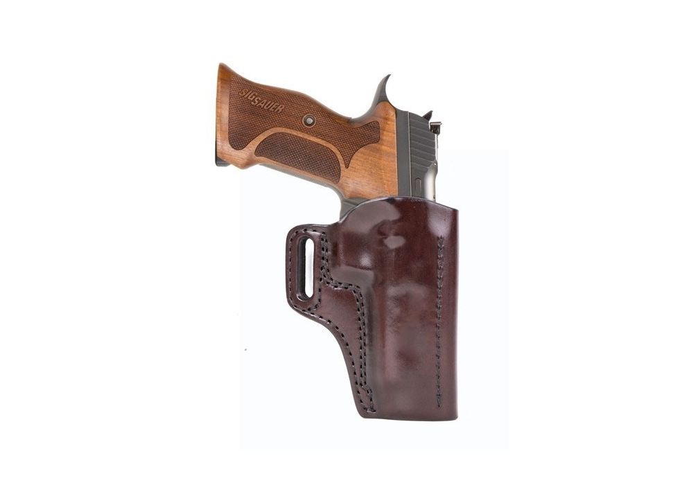 P210A OWB LEATHER HOLSTER - MITCH ROSEN - RIGHT HANDED