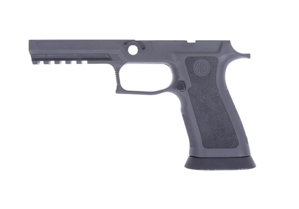 P320 TXG FULL 9MM/40/.357 GRIP MODULE - GRAY, MEDIUM GRIP