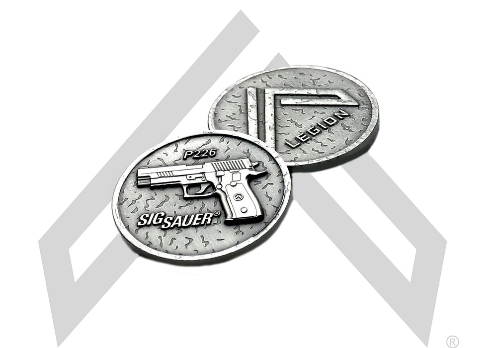 Official SIG SAUER Legion Coin for the P226 DA/SA | SIG SAUER