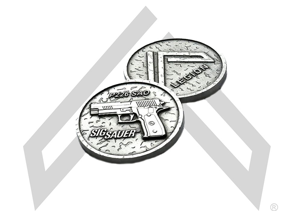 Official SIG SAUER Legion Coin for the P226 SAO | SIG SAUER