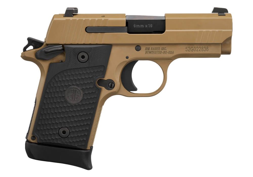 P938 EMPEROR SCORPION 9 MM FREE SHIPPING SIG SAUER 938 - Semi Auto ...