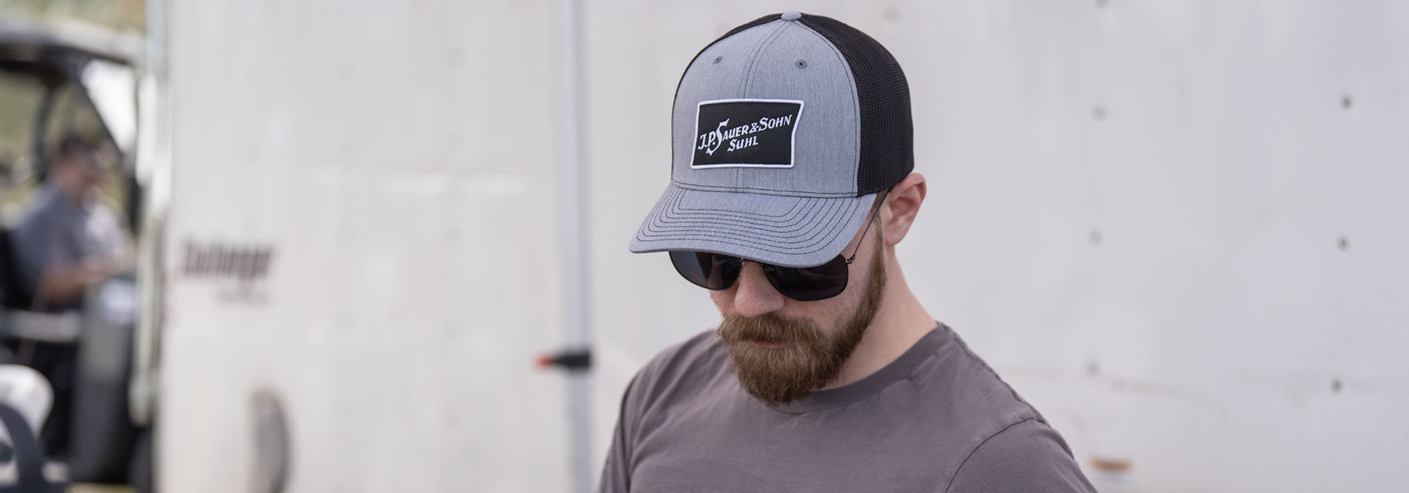 J.P. SAUER & SOHN SNAPBACK HAT - GRAY