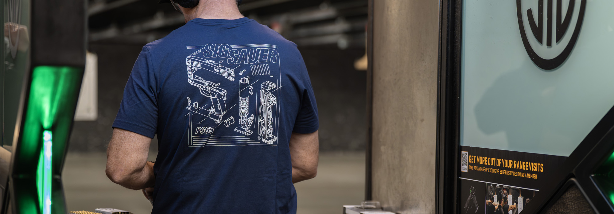 5.11 SIG SAUER SCHEMATIC - MEN'S NAVY T-SHIRT