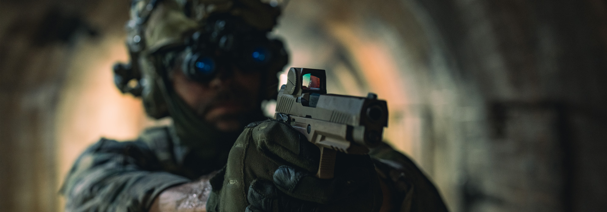 P320-M17 9MM 4.7" SLIDE ASSEMBLY, ROMEO-M17, COYOTE