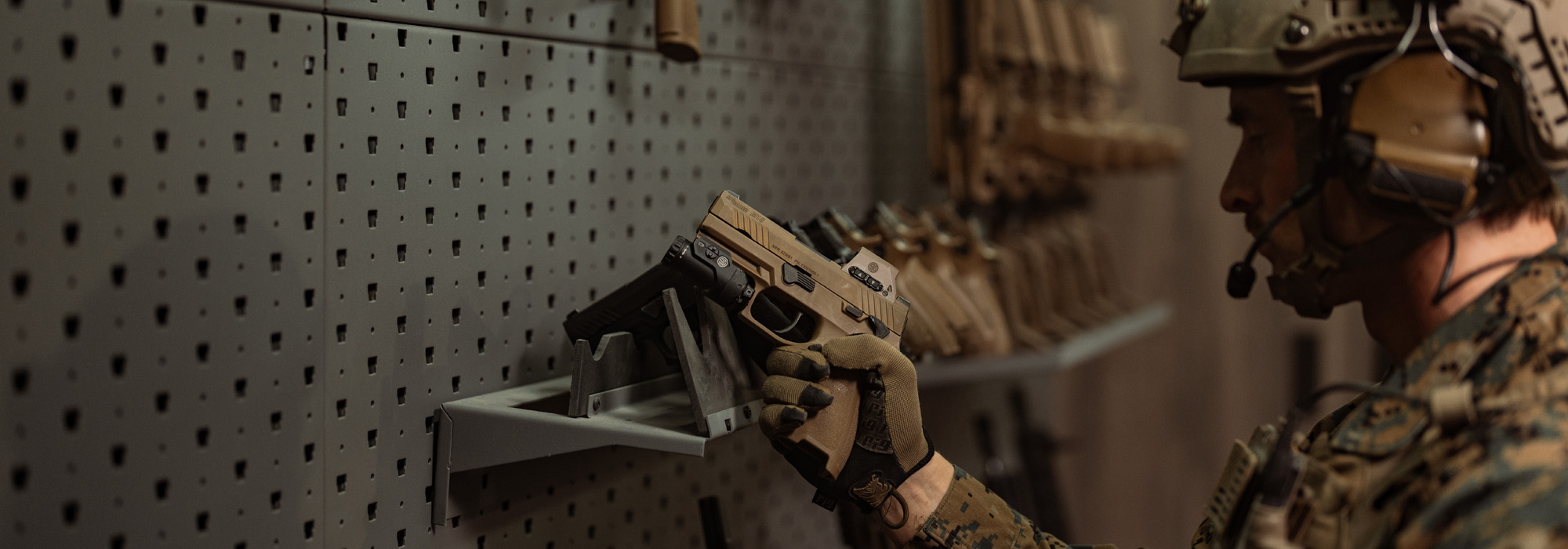 P320-M18 9MM 3.9" SLIDE ASSEMBLY, ROMEO-M17, COYOTE