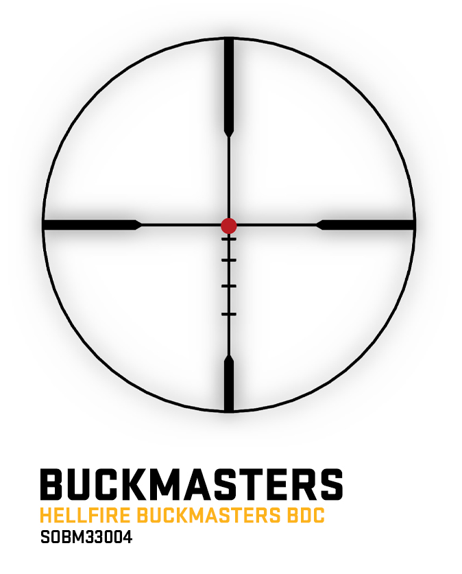 BUCKMASTERS 3-9x40MM, ILLUMINATED (SFP)