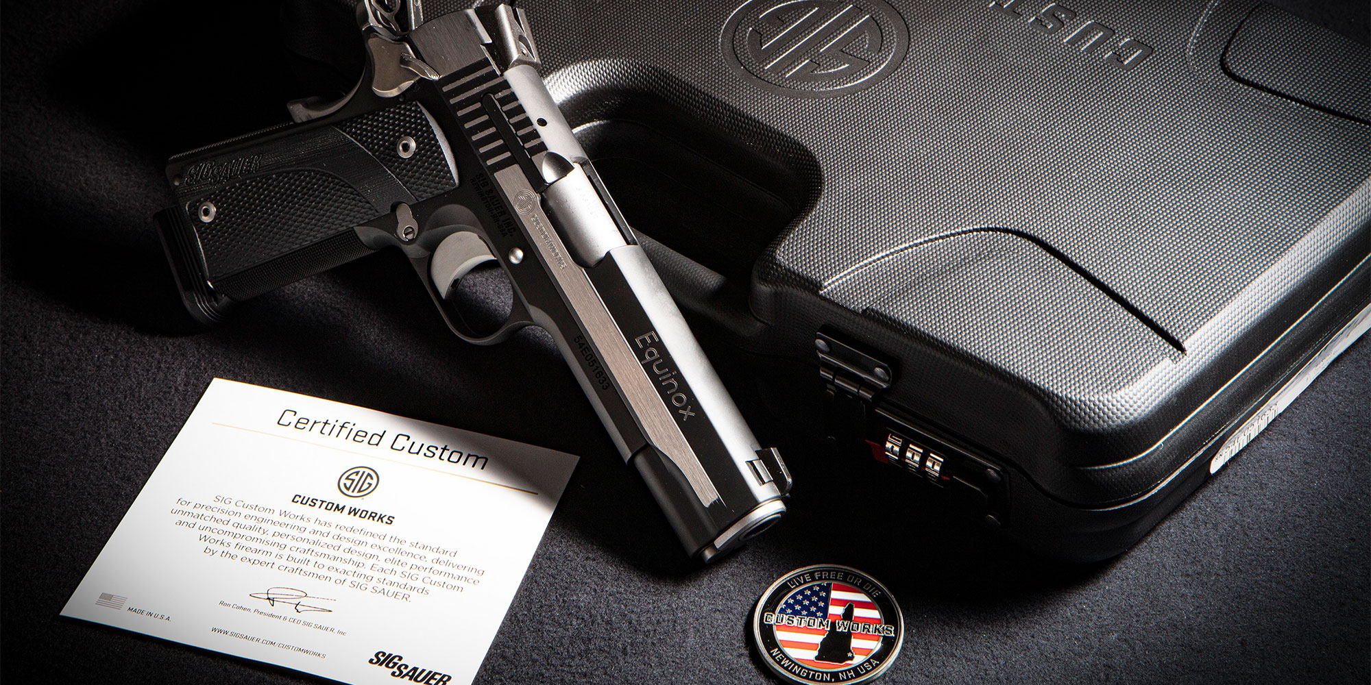 SIG SAUER 1911 Equinox | SIG Custom Works 45 caliber Pistol