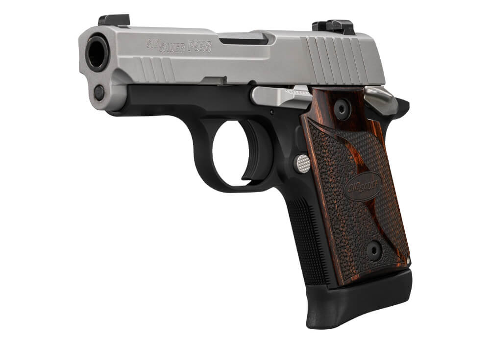 P938 TWO-TONE MICRO-COMPACT free shipping SIG SAUER 938 ROSEWOOD - Semi ...