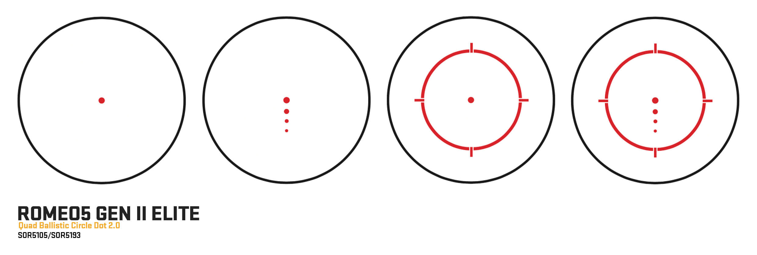 ROMEO5 GEN II ELITE 1x20MM 1.93" TALL MOUNT
