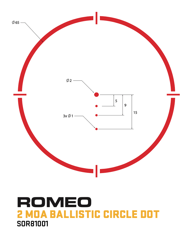 SIG ROMEO 8H Closed Red Dot Sight | AR 15 Modern Rifle Sight
