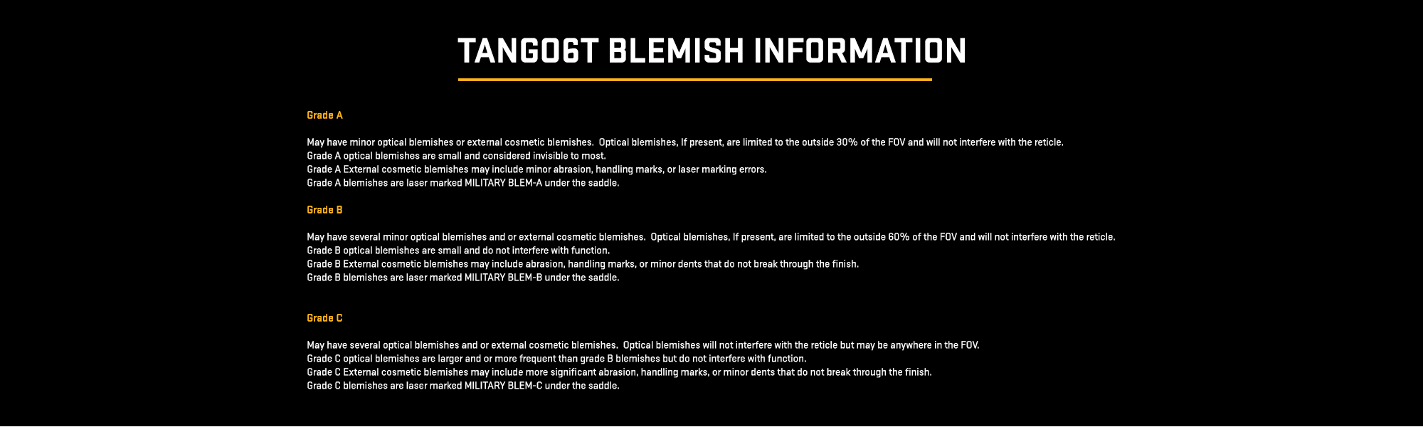 TANGO6T 1-6x24mm DVO Blemished