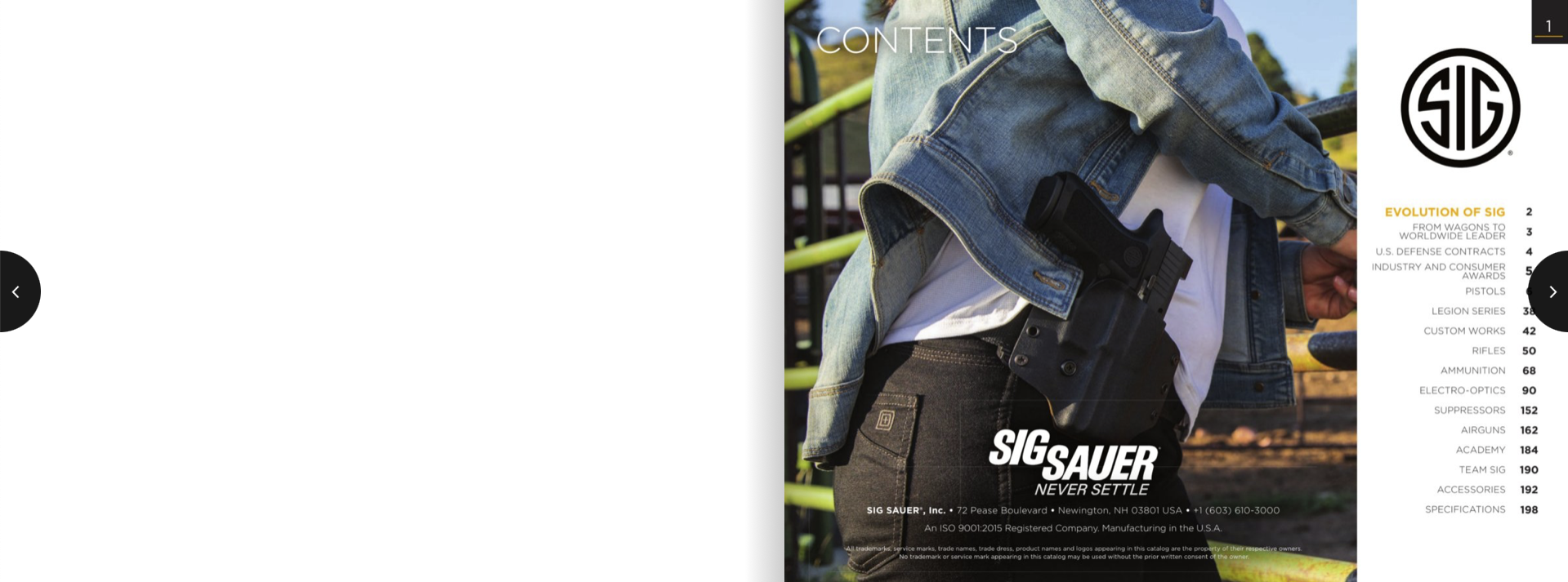 Now Available: SIG SAUER 2021 Product Catalog